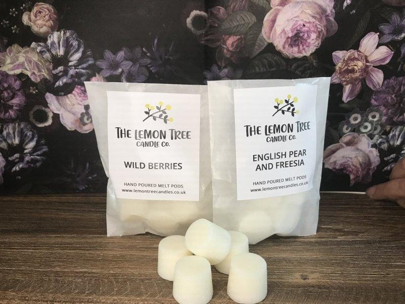 Our entire range of Wax Melt pods hand poured in 100% natural wax – The ...